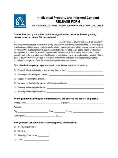 Sil Gps Ip Ic Release Form 4may18 Pdf