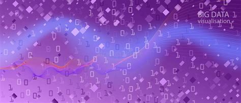 binary code vector landing page matrix flying binary code fractal
