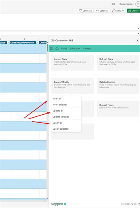 excel salesforce integration mass import and export ☁️