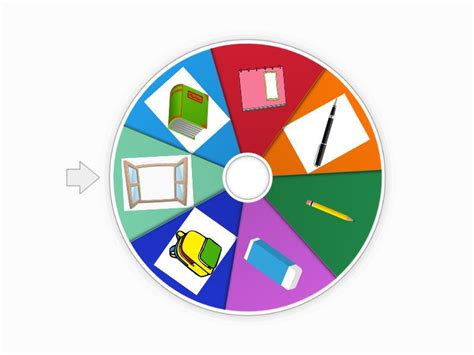 Classroom Objects Random Wheel