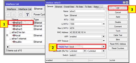 Management Interface Mikrotik Sysnet