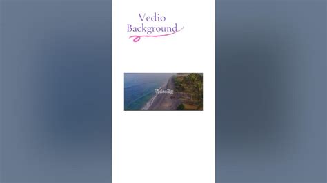 Vedio Background 🎯html Css Viral Shorts Youtubeshorts Youtube