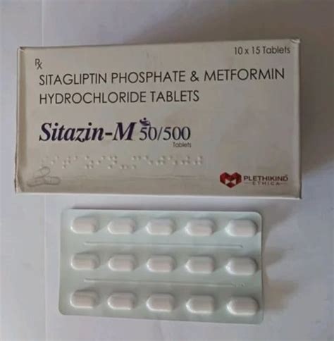 Sitagliptin Phosphate Metformin Hydrochloride Tablets At ₹ 2850 Box Sitagliptin Metformin Hcl