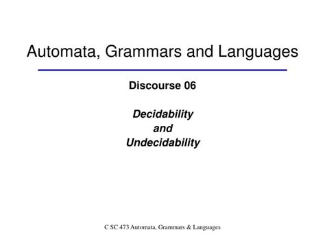 Ppt Automata Grammars And Languages Powerpoint Presentation Free