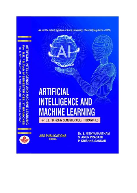 Pdf Artificial Intelligence And Machine Learning