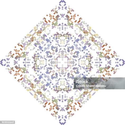 추상 픽셀 아트 배경입니다 벡터 일러스트 레이 션입니다 인사말 카드 배너 전단지 및 포스터를 위한 디자인 요소 0명에 대한 스톡 벡터 아트 및 기타 이미지 Istock