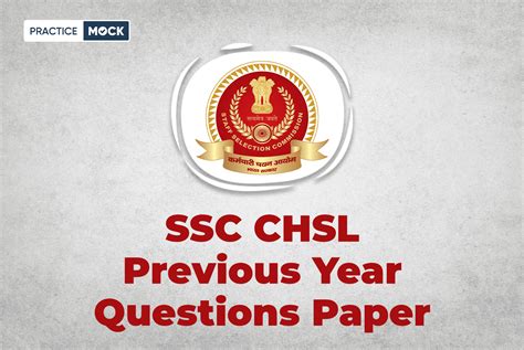 Ssc Chsl Previous Year Question Papers Download Free Pdfs
