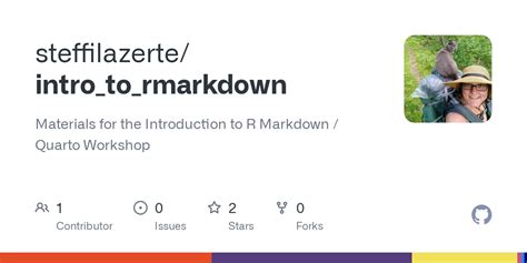 github steffilazerte intro to rmarkdown materials for the