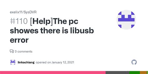[help]the pc showes there is libusb error · issue 110 · exelix11