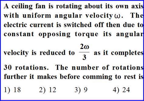 Rotational Dynamics Problems With Solutions Three IIT JEE And NEET Physics
