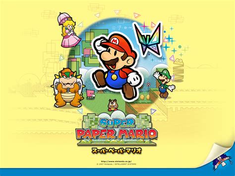 Super Paper Mario Wallpaper Wallpapersafari