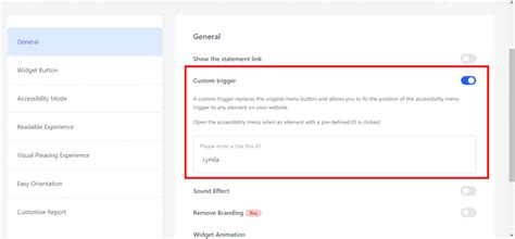 How To Set Up Custom Trigger For Your Widget Ada Bundle Support
