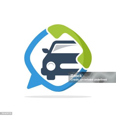자동차 차량 운송 서비스에 액세스 하기 위한 전화 통신 매체의 개념과 벡터 일러스트 레이 션 아이콘입니다 0명에 대한 스톡 벡터 아트 및 기타 이미지 Istock