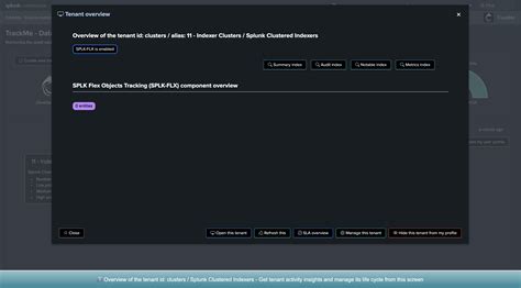 monitor splunk indexer clusters — trackme 2 documentation