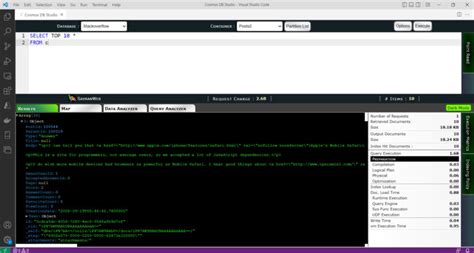 Azure Cosmos Db Sql Studio Is A Hidden Gem Azure Cosmos Db Blog