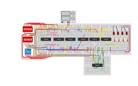 Circuit Design Hexadecimal To Binary Tinkercad