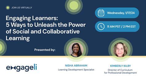 Webinar Ways To Unleash The Power Of Social Collaborative Learning