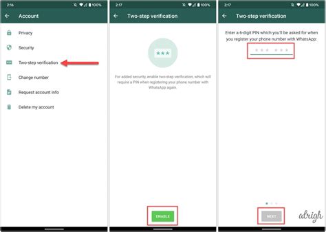 How To Enable Set Up Two Step Verification On WhatsApp