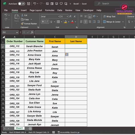 how to split initials and last names in excel flash fill excel has a