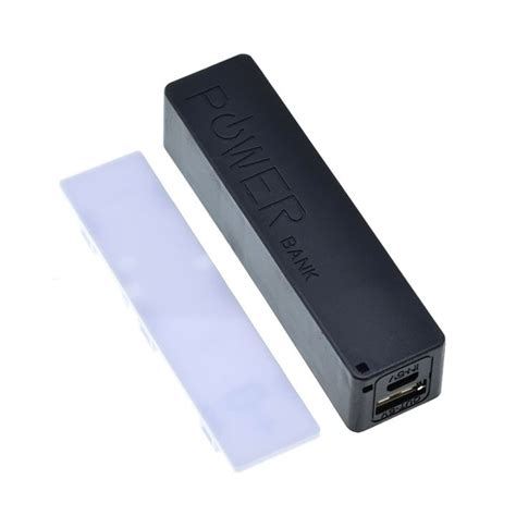 Usb Power Bank Case Kit 18650 Battery Charger Diy Box Shell Kit Black For Arduino Bd
