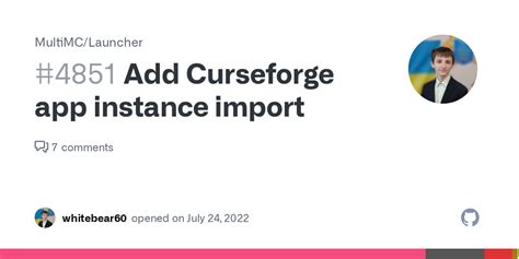 Add Curseforge App Instance Import Issue MultiMC Launcher GitHub
