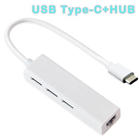 Kebidu Ports Usb Hub Type C To Ethernet Lan R Grandado