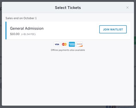 How To Set Up An Event Waitlist Eventbrite Help Center