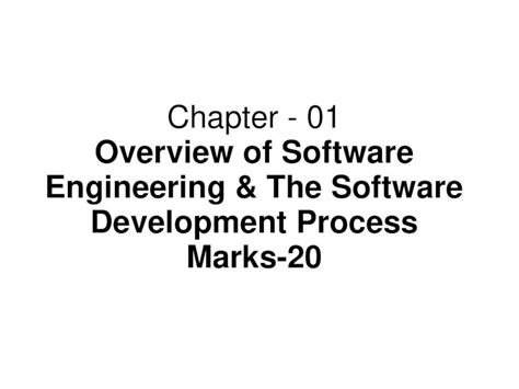 Pdf Overview Of Software Engineering And The Software Software