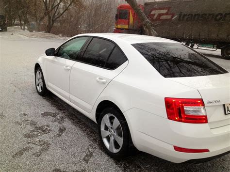 Затонировал по мелочам — Skoda Octavia A7 Mk3 2015 года стайлинг
