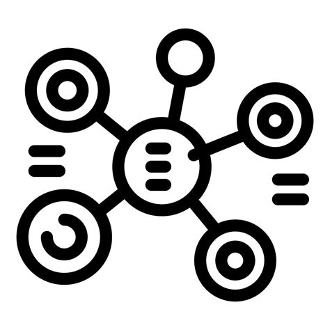 Network Hub Connecting Multiple Devices With Data Flowing 48298560