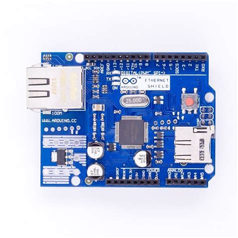 Lan Ethernet R3 Shield Module Micro Sd Wiznet W5100 Tcp Ip