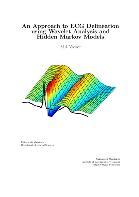 Pdf An Approach To Ecg Delineation Using Wavelet Analysis And Hidden