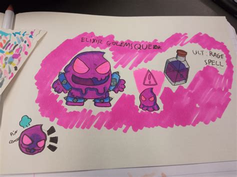 skin concept elixir golem squeak r brawlstars