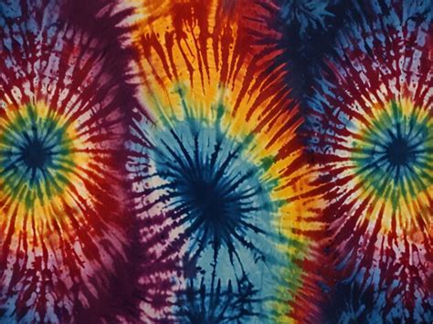 Tie Dye Pattern Hand Dyed On Cotton Fabric Premium Ai Generated Image