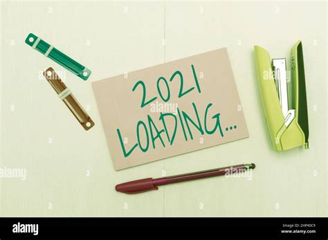 Conceptual Caption 2021 Loading Business Approach A Year Composed Of A Series Of Events That