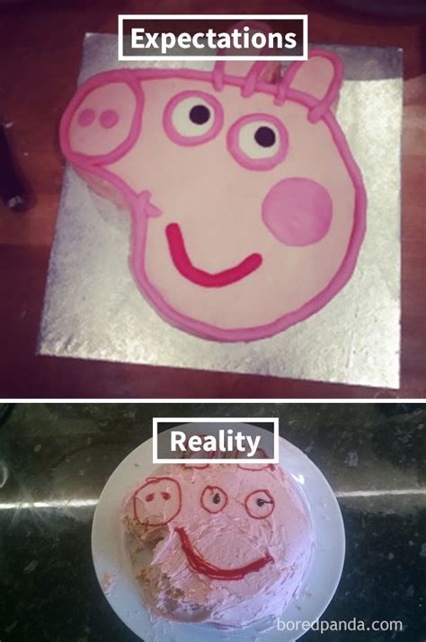 Oczekiwania vs Rzeczywistość najbardziej nieudane urodzinowe torty dla dzieci