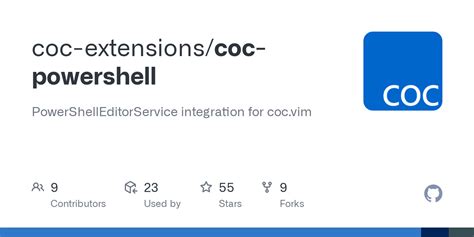 Github Coc Extensionscoc Powershell Powershelleditorservice