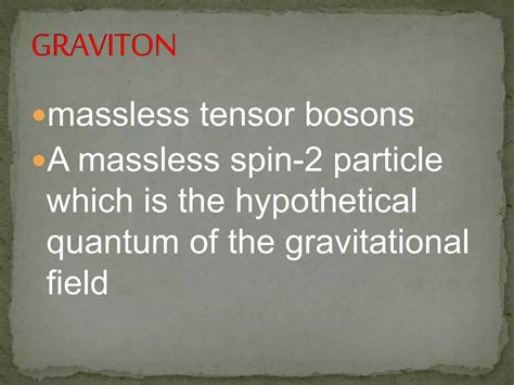 Massless Particles Ppt