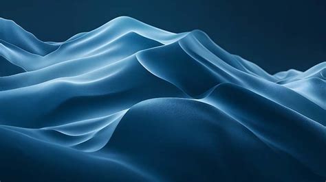 Serene Waves Blue Macos Desktop Wallpaper Download In 4k