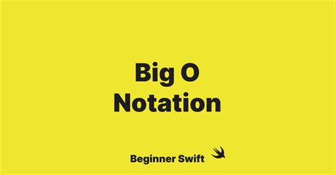 chapter 20 big o notation overview of big o notation by david