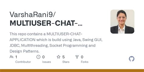 GitHub VarshaRani MULTIUSER CHAT APPLICATION This Repo Contains A MULTIUSER CHAT APPLICATION