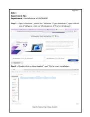 Step By Step Guide To Install VMware And Virtual Machines Course Hero