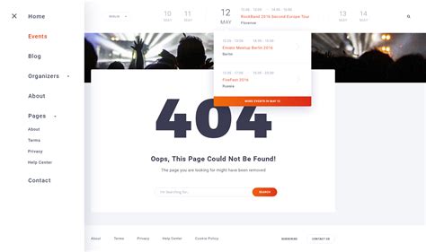 Unity Event Fest And Conference Psd Template By Stockware Themeforest