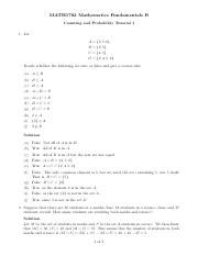 Understanding Counting And Probability In Mathematics Course Hero