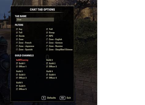 NPC Chat In Text Box How Do I Turn Off Setting Bugged Elder Scrolls Online