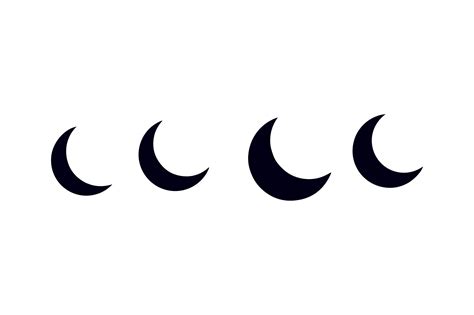 Moon Star Icons Vector Design Graphic By Sweetsvg Creative Fabrica