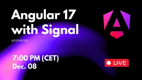 Live Coding Angular 17 With Signal Advanced Sign Language Youtube