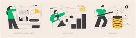 Premium Vector Data Analytics Abstract Concept Vector Illustrations