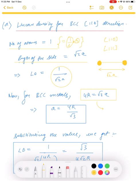 A Derive Linear Density Expressions For Fcc [100] And [111