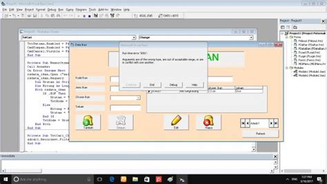 Runtime Error 3001 Arguments Are Of The Wrong Type Or Out Of